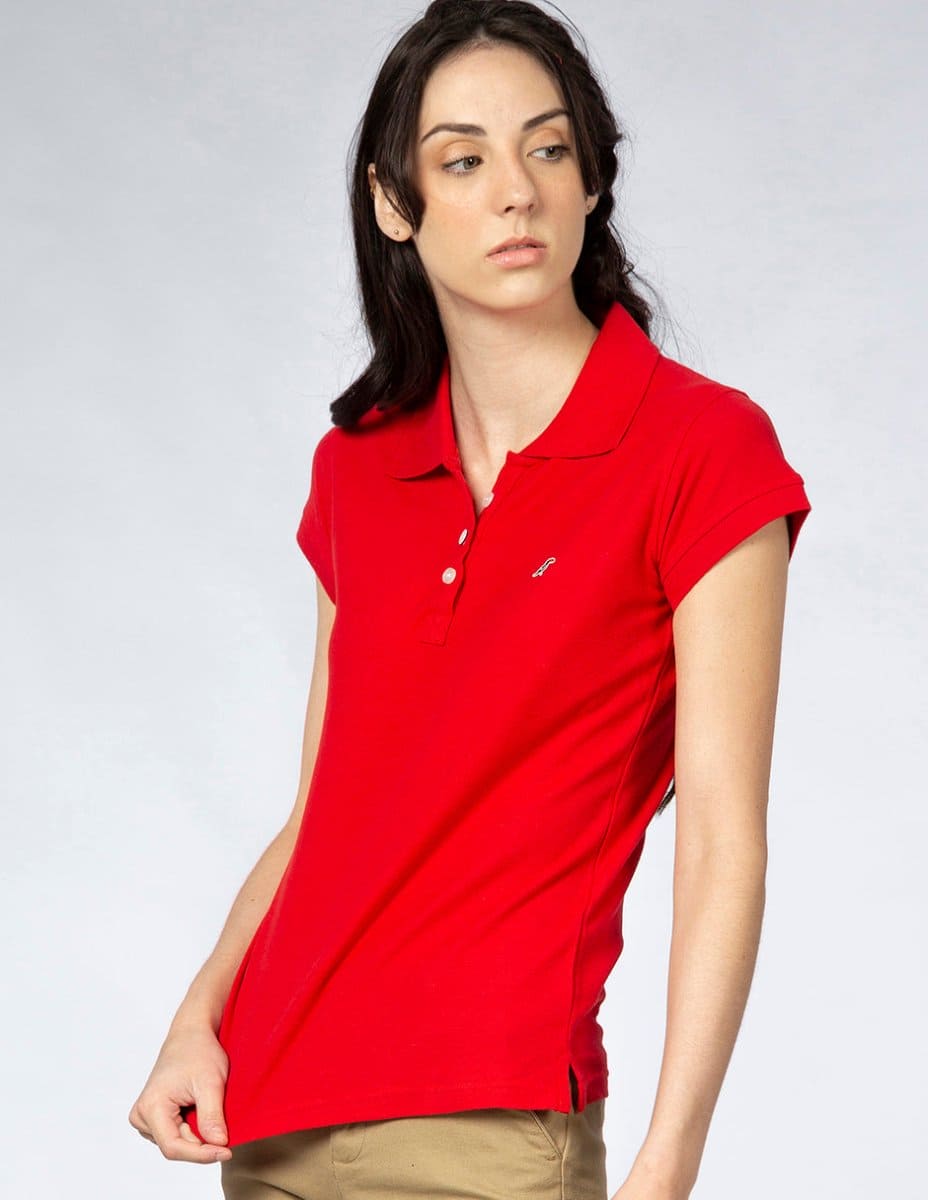 Playera Polo Mujer MAGIC ORIGINAL Rojo | Tucanê